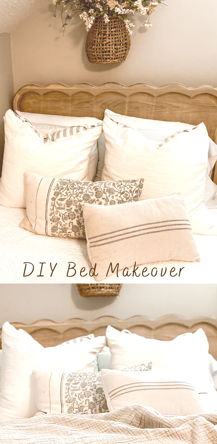 DIY Bed Makeover - Our Contented Home