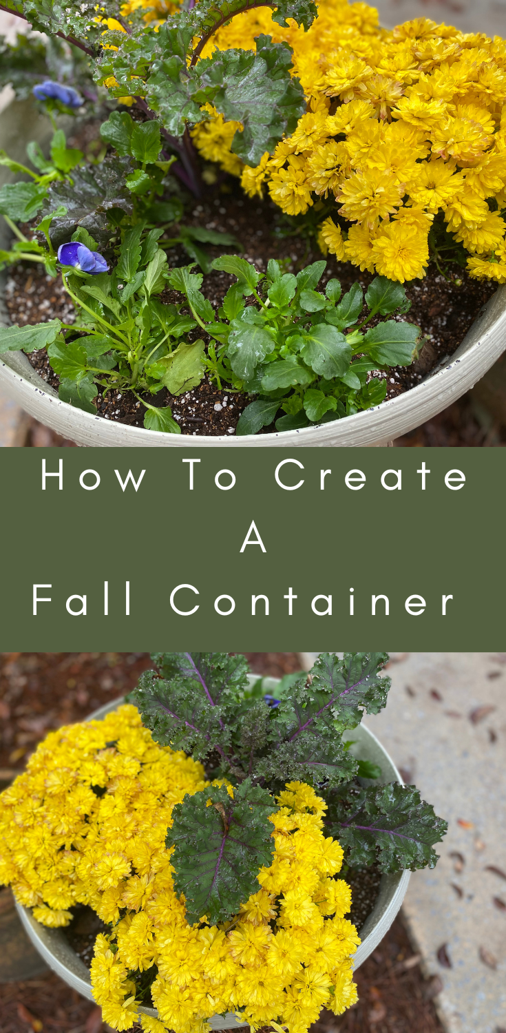 How To Create A Fall Container - Our Contented Home